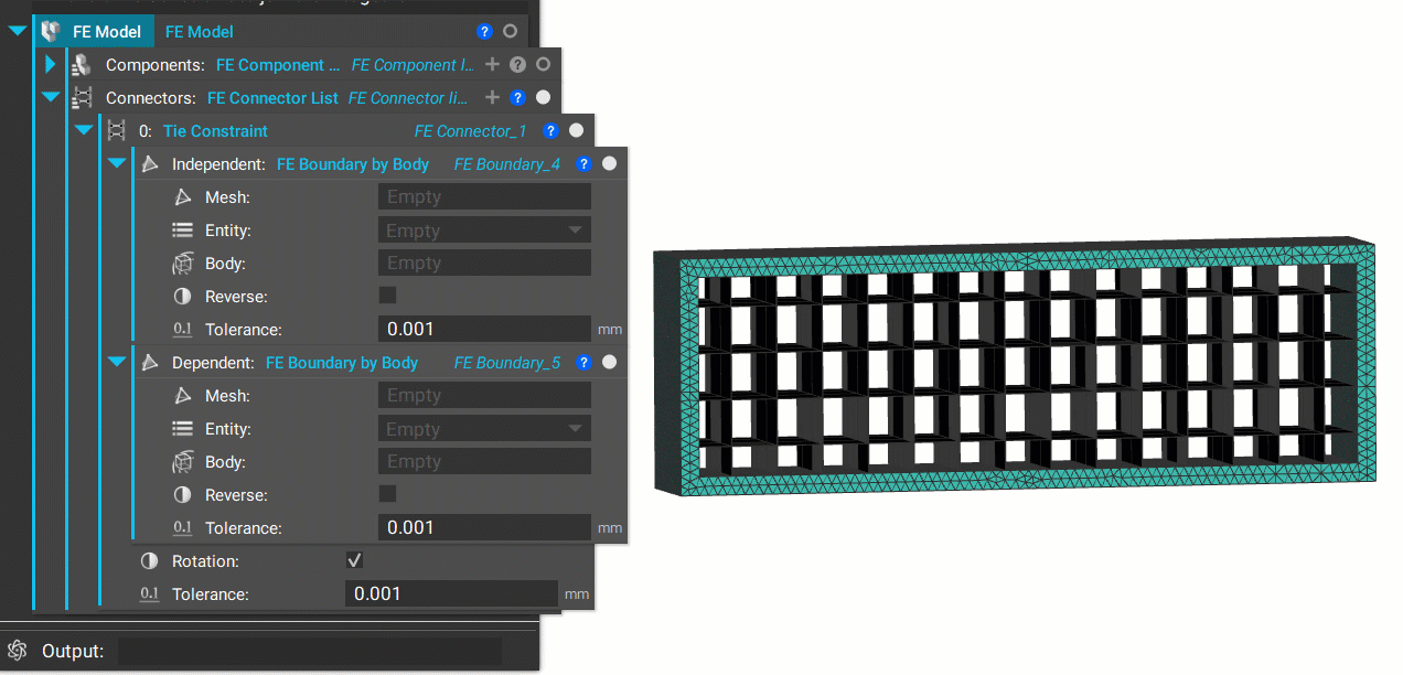 Methods for connecting multiple FE meshes in an FE model – nTop Support
