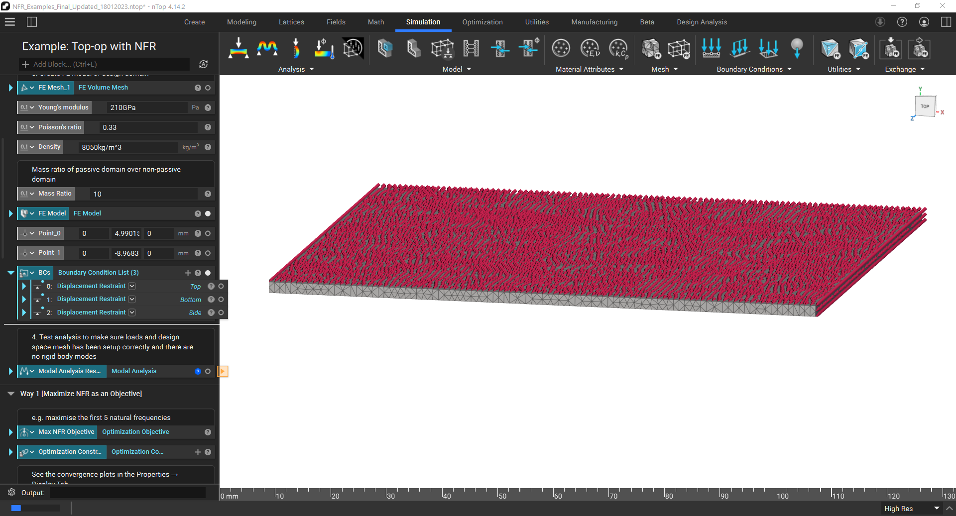 How to use Natural Frequency Response – nTop Support