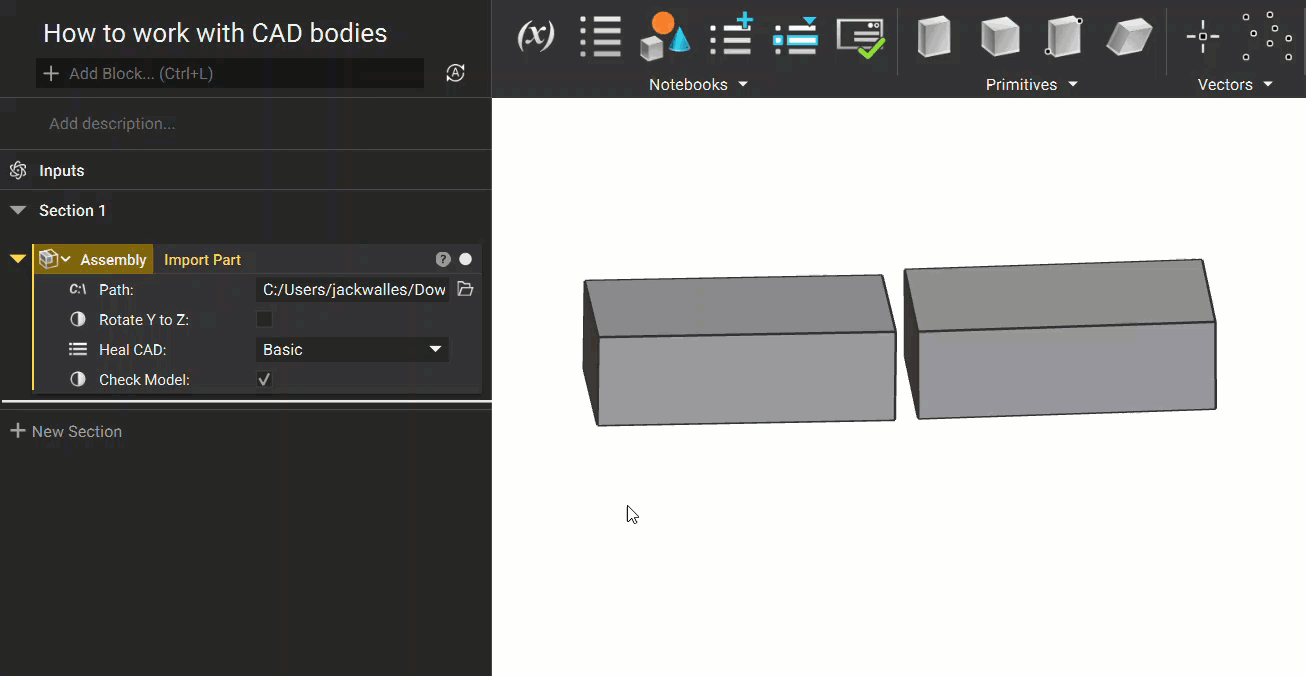 How to work with CAD bodies – nTop Support