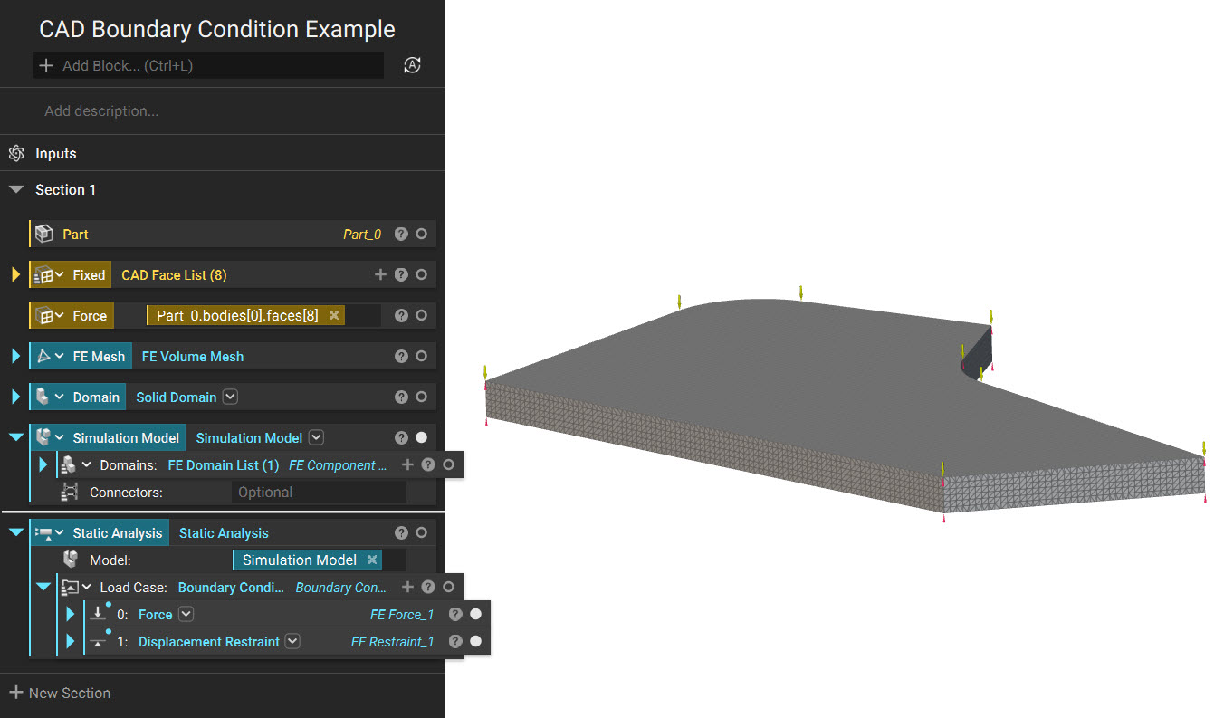 How to use a CAD Face in a boundary condition – nTop Support