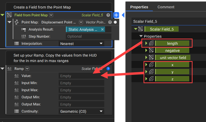 How to use simulation results to create a Point Map or Field – nTop Support