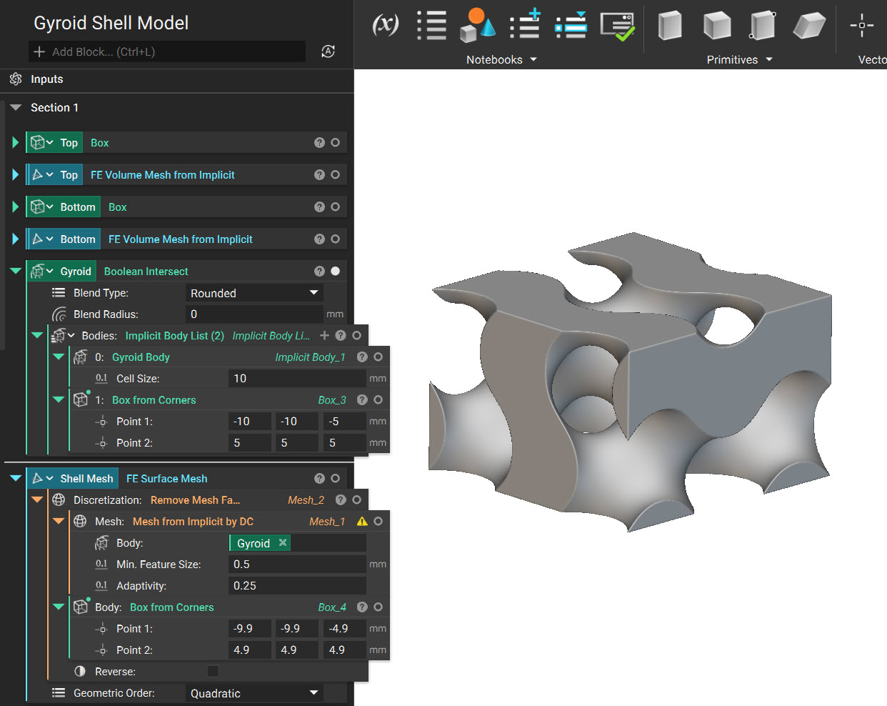 How to shell a lattice to get a shell mesh and connect it to a solid mesh – nTop Support