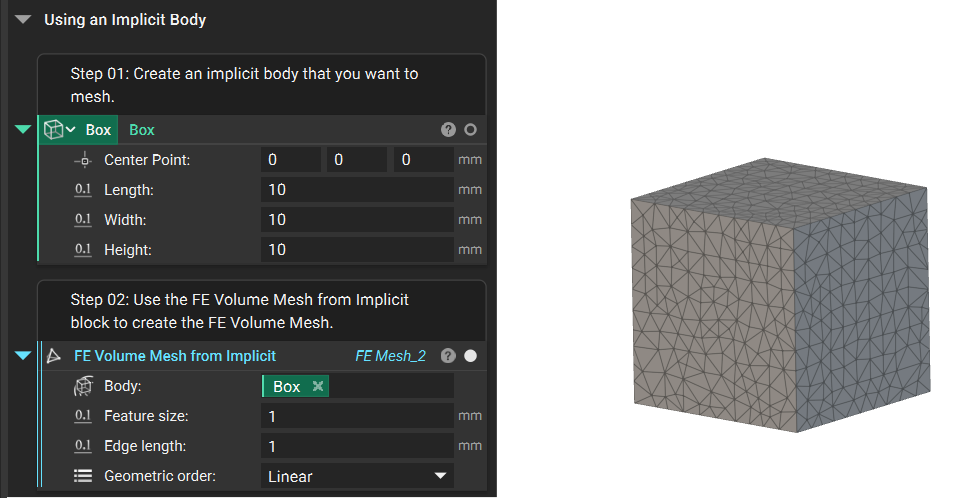 How to create an FE Volume Mesh – nTop Support