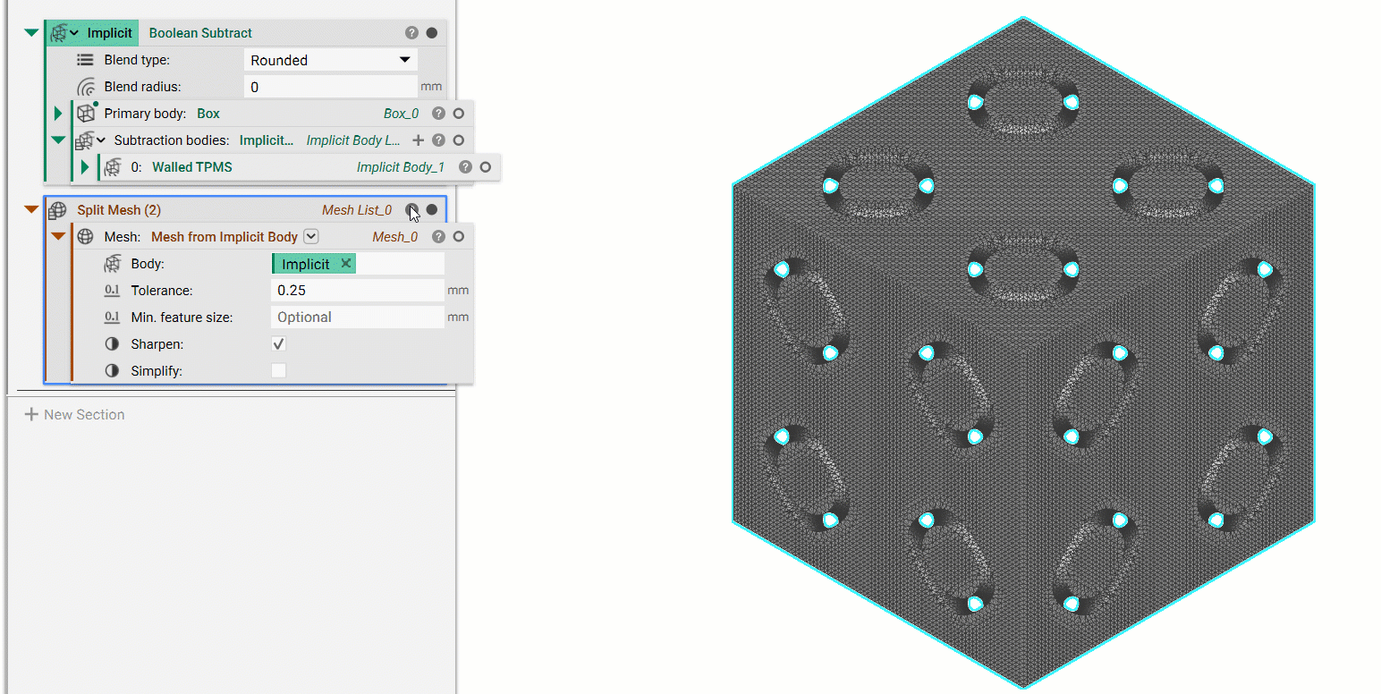 How to extract or clean up mesh bodies – nTop Support